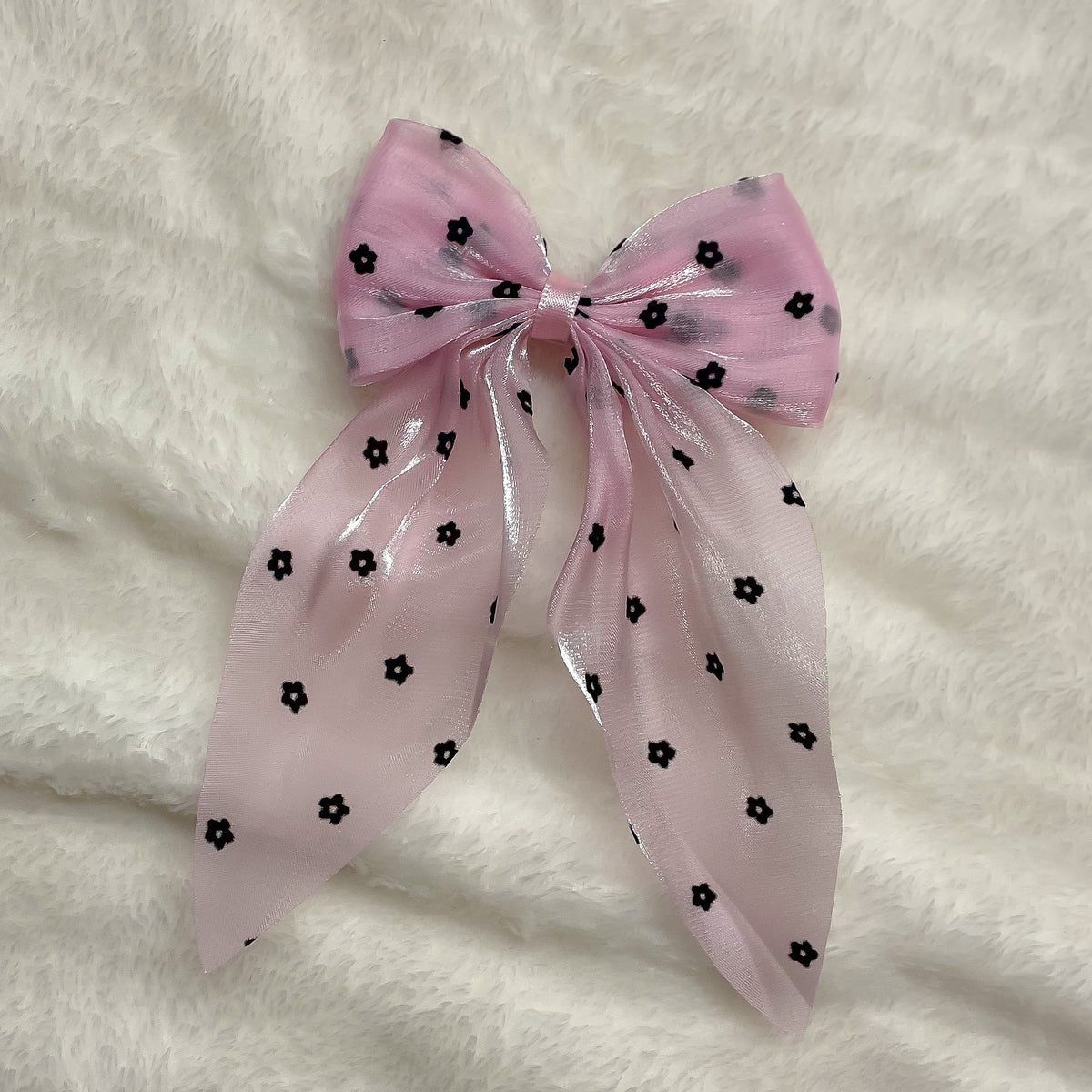 Sheer Showers Bow - Precious Pink – Bella Ballerina Dancewear